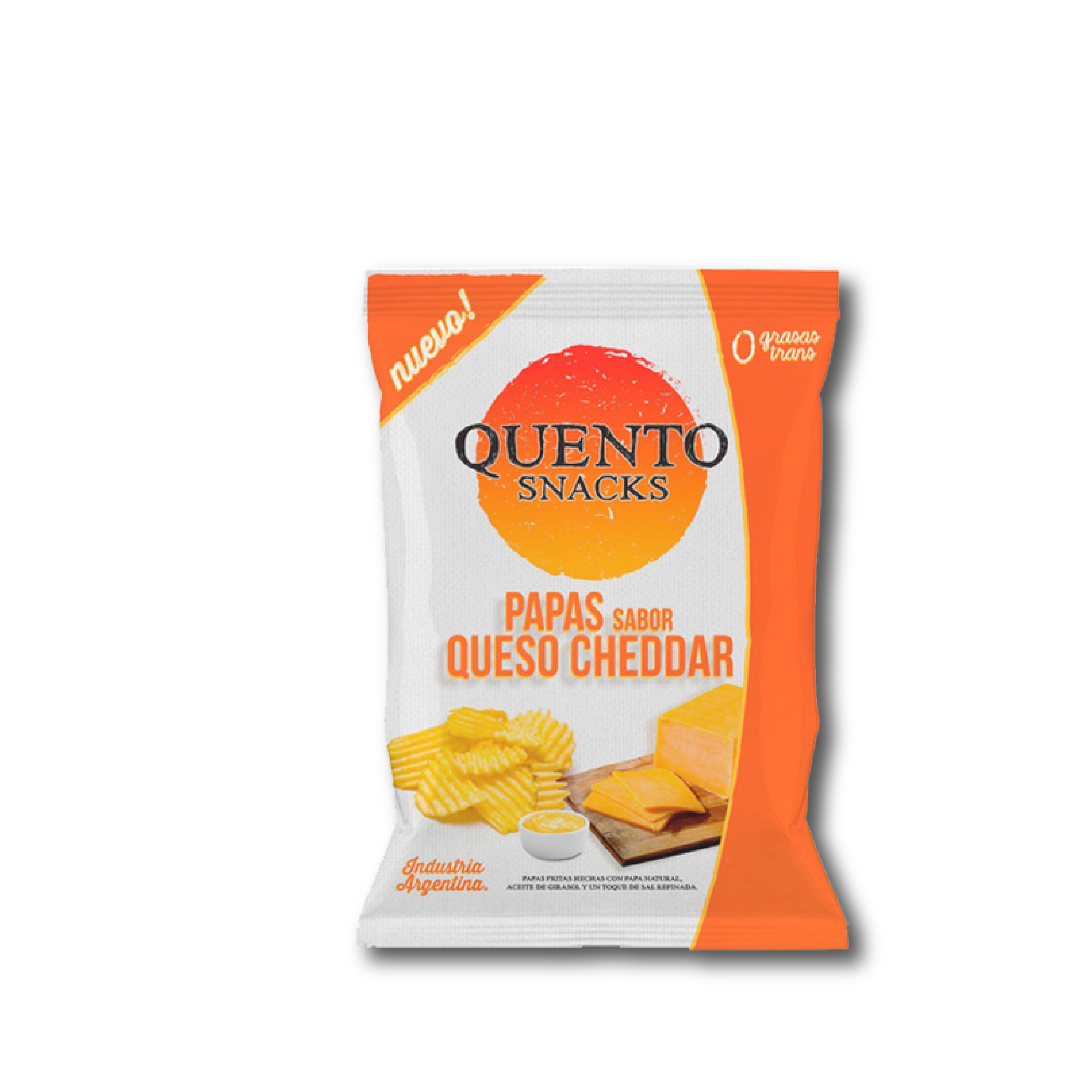 QUENTO PAPAS CHEDDAR 90G - Flaming #AcompañamosTusMomentos