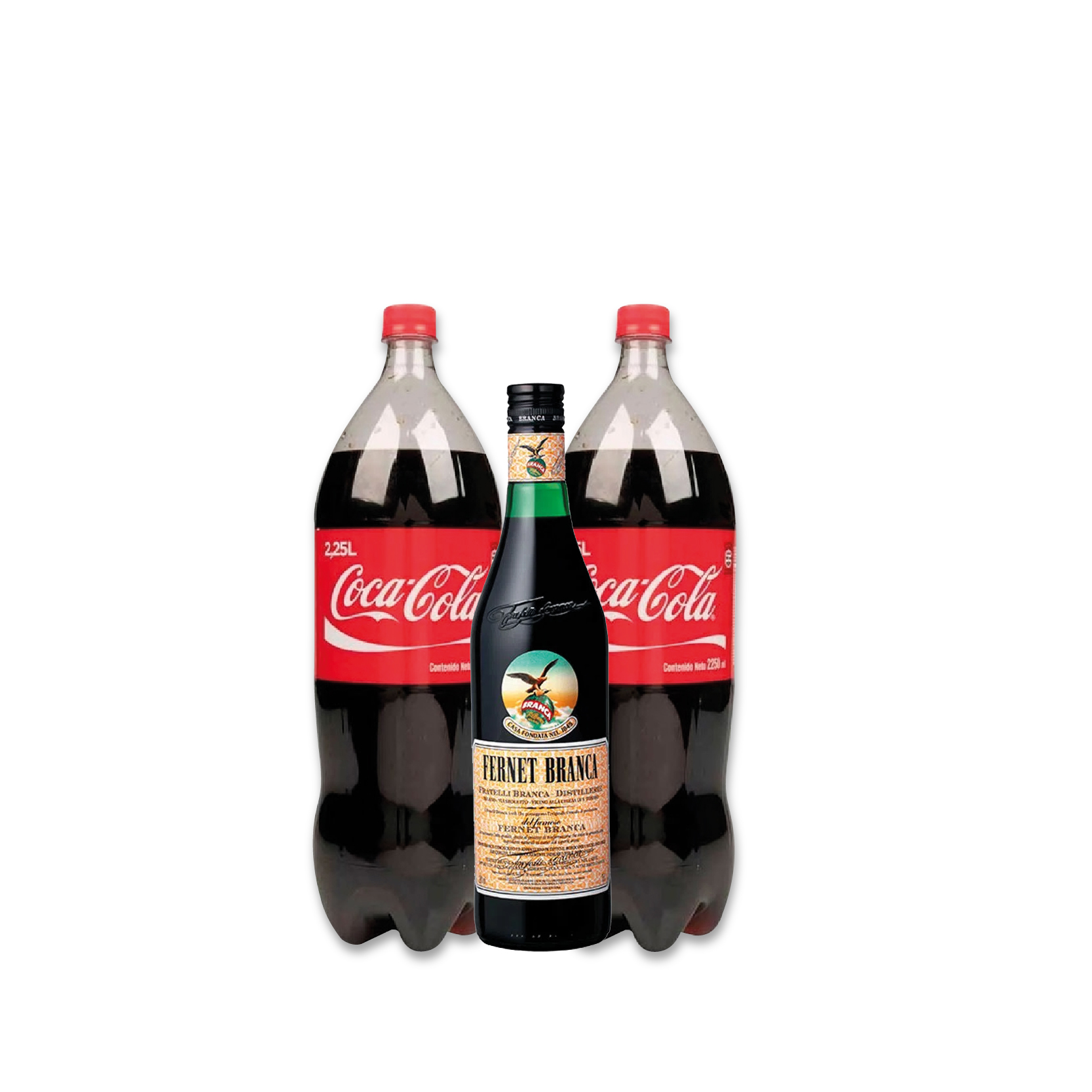 COMBO 1 FERNET 750CC 2 COCA 2,25L - Flaming #AcompañamosTusMomentos