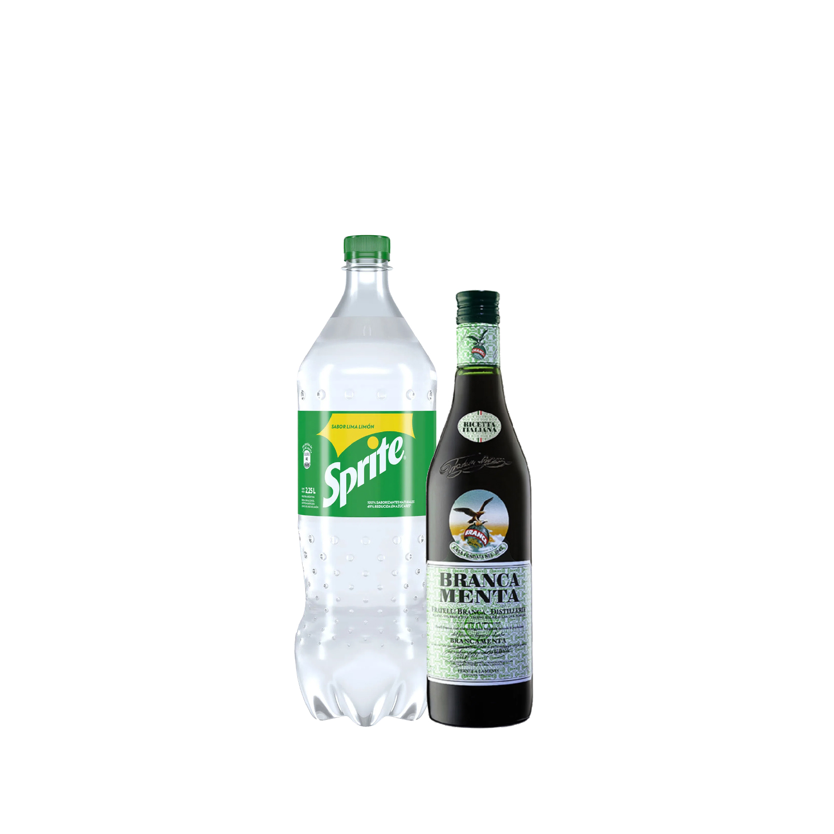 COMBO 1 FERNET BRANCA MENTA 750CC 1 SPRITE 2,25L - Flaming # ...