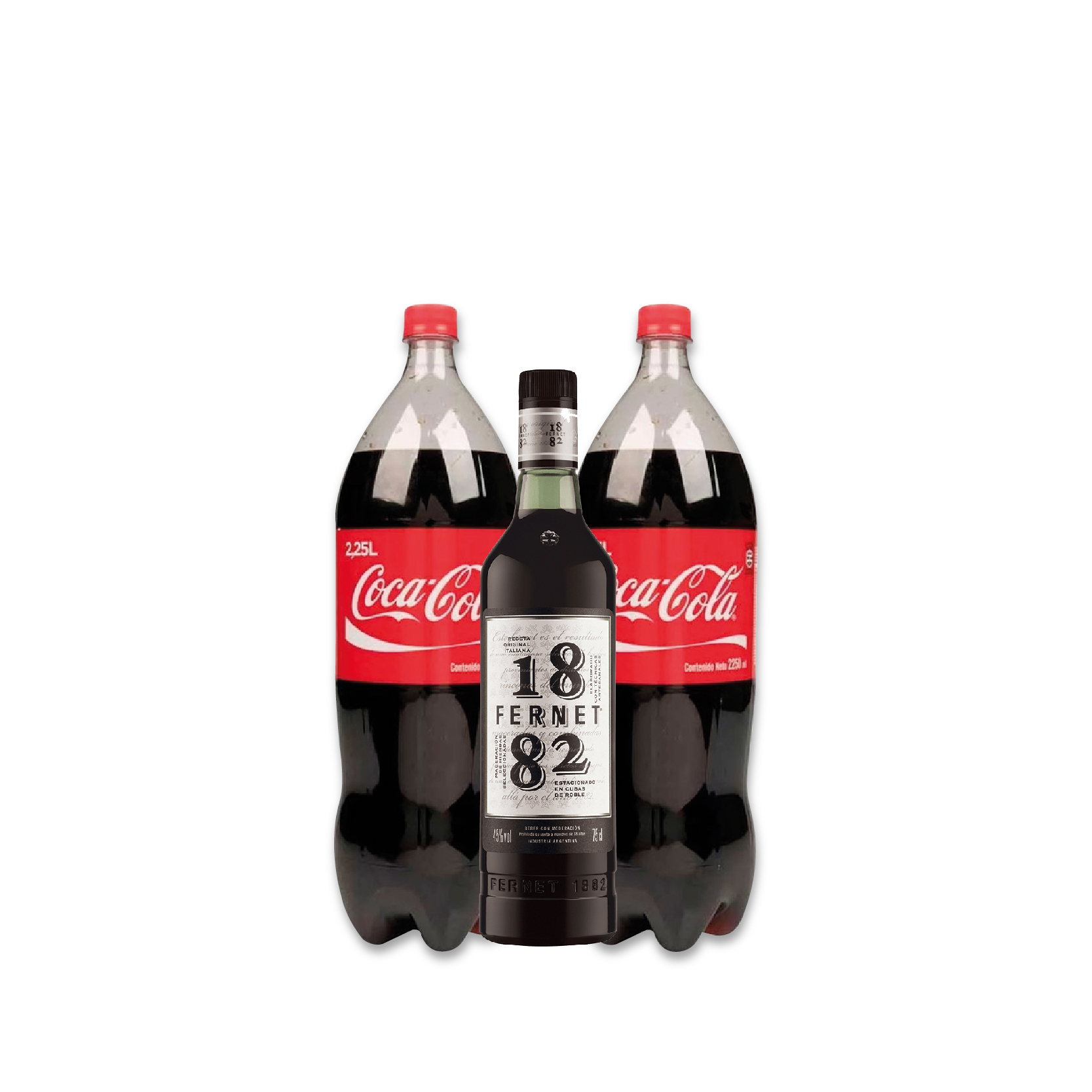 COMBO 1 FERNET 1882 750CC 2 COCA COLA 2,25L - Flaming # ...