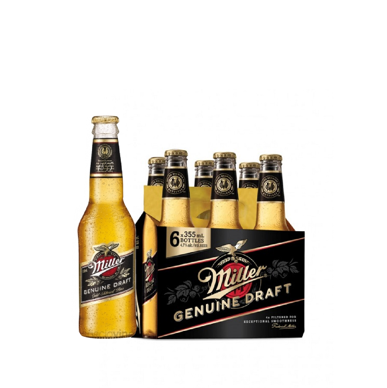 PACK 6 BOTELLA MILLER 330CC - Flaming #AcompañamosTusMomentos